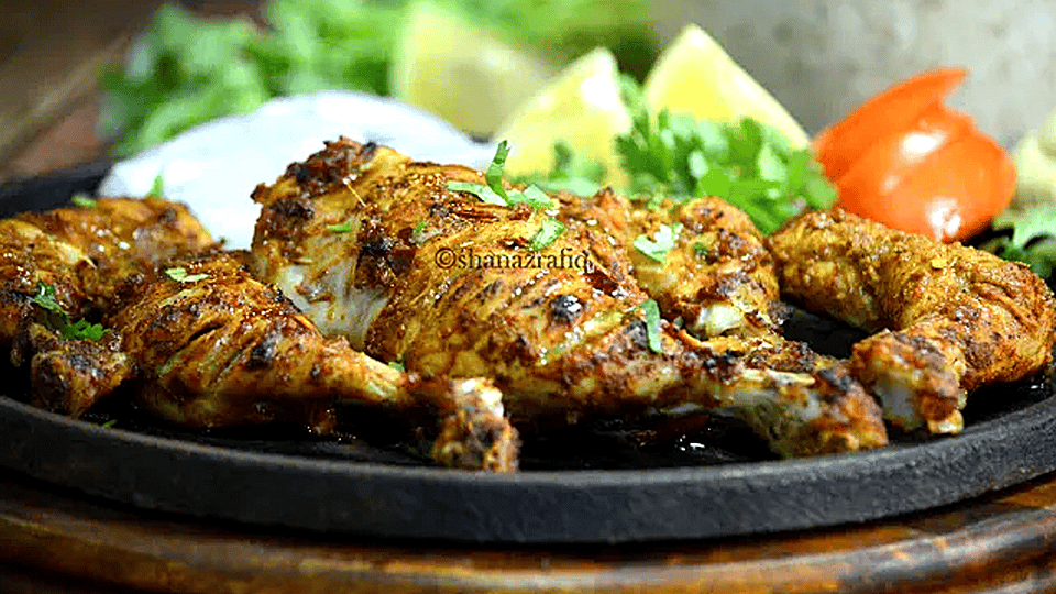 Al Faham Grilled Chicken - Chicken Al Faham recipe by Shanaz Rafiq